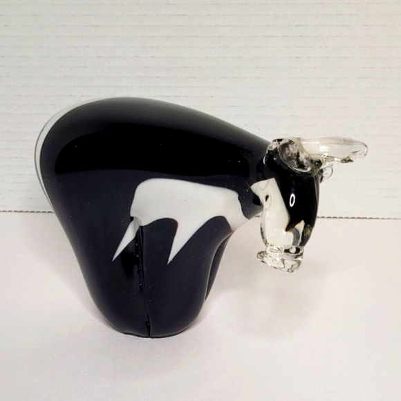Murano | Art | Vintage Large Art Glass Cow Bull Statue Paperweight ...